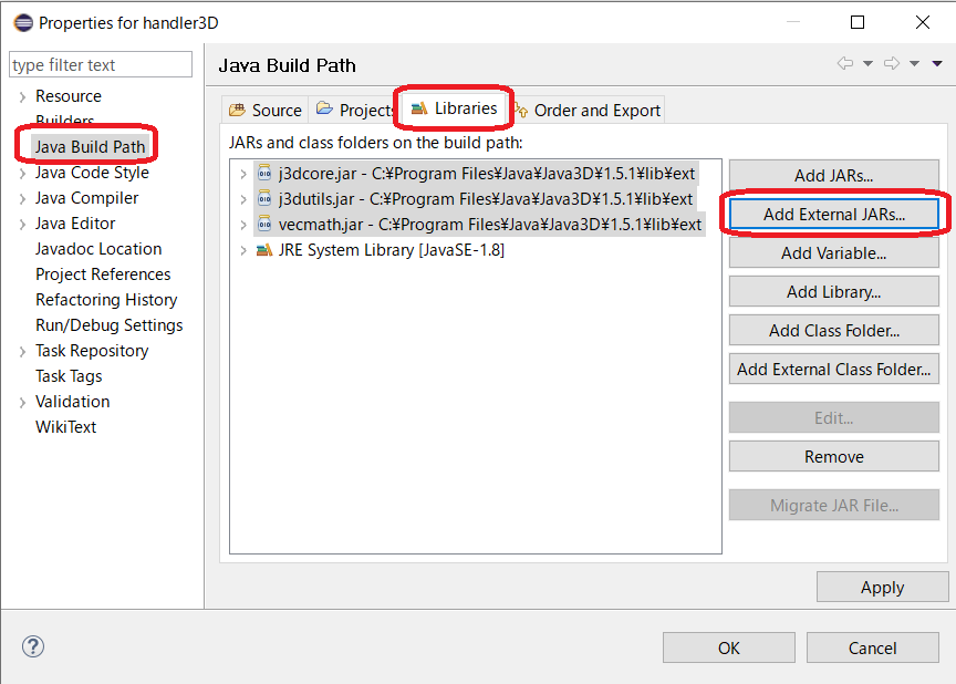 EclipseでJava3Dアプリを作成 – DuskShrine Project Private