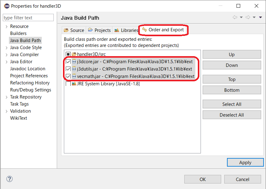 EclipseでJava3Dアプリを作成 – DuskShrine Project Private